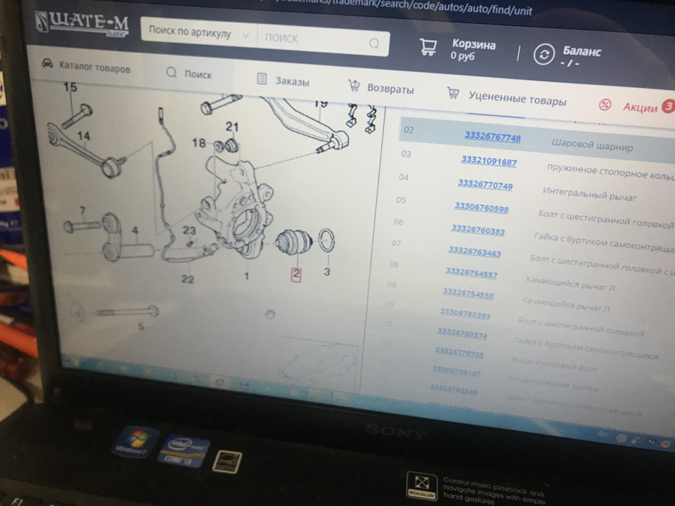 33306760393 Болт с шестигранной головкой BMW | Запчасти на DRIVE2