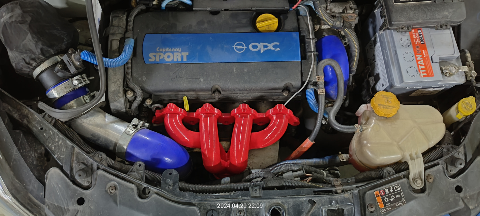 Pulsar g25-550 0.49ar + Custom Manifold z16ler Opel Corsa OPC ч.2 ...