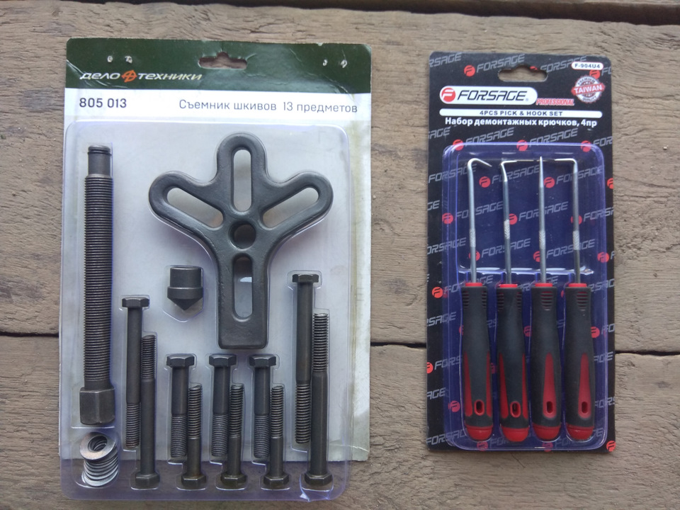 Замена шкива коленвала и лобового сальника — Toyota RAV4 (II), 2 л ...