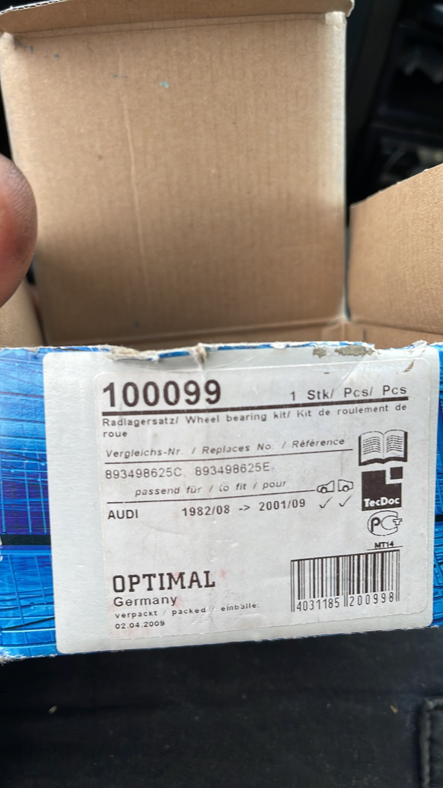 Опять подшипник ступицы. + замена шруза и трипоида справа и заменил ...