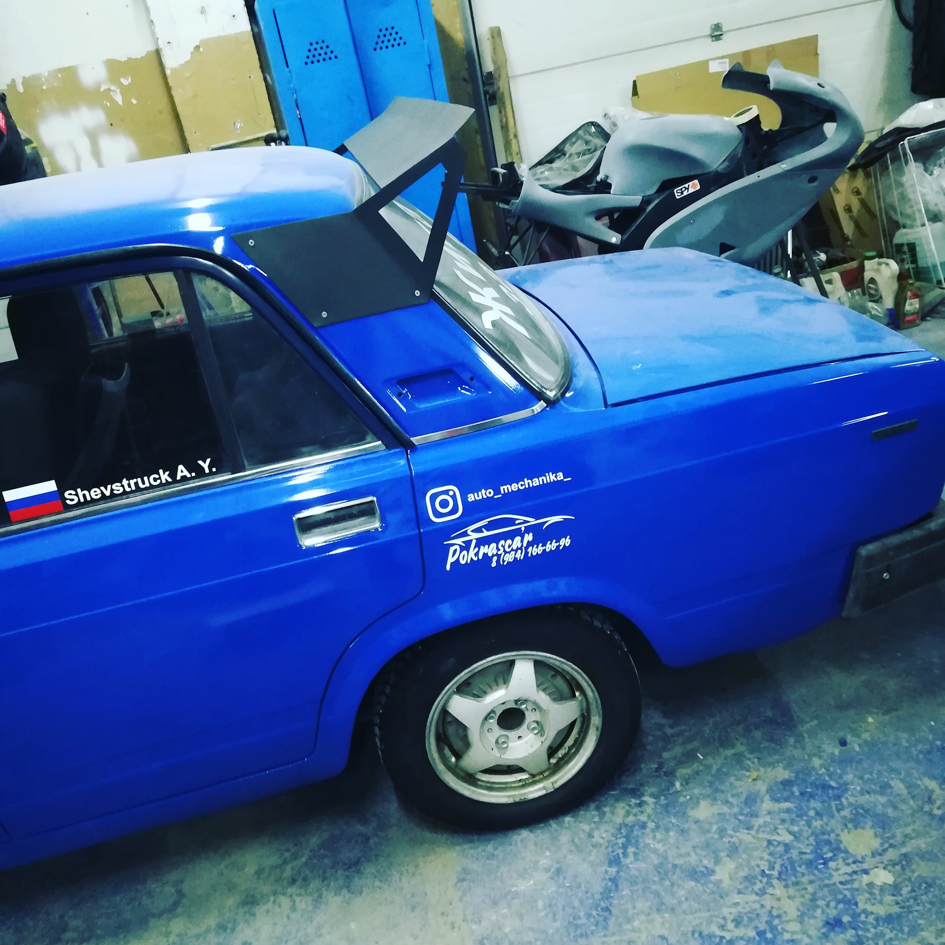 Сломали мотор и покрасили в 1 серии — Lada 21073 1 6 л 2002 года