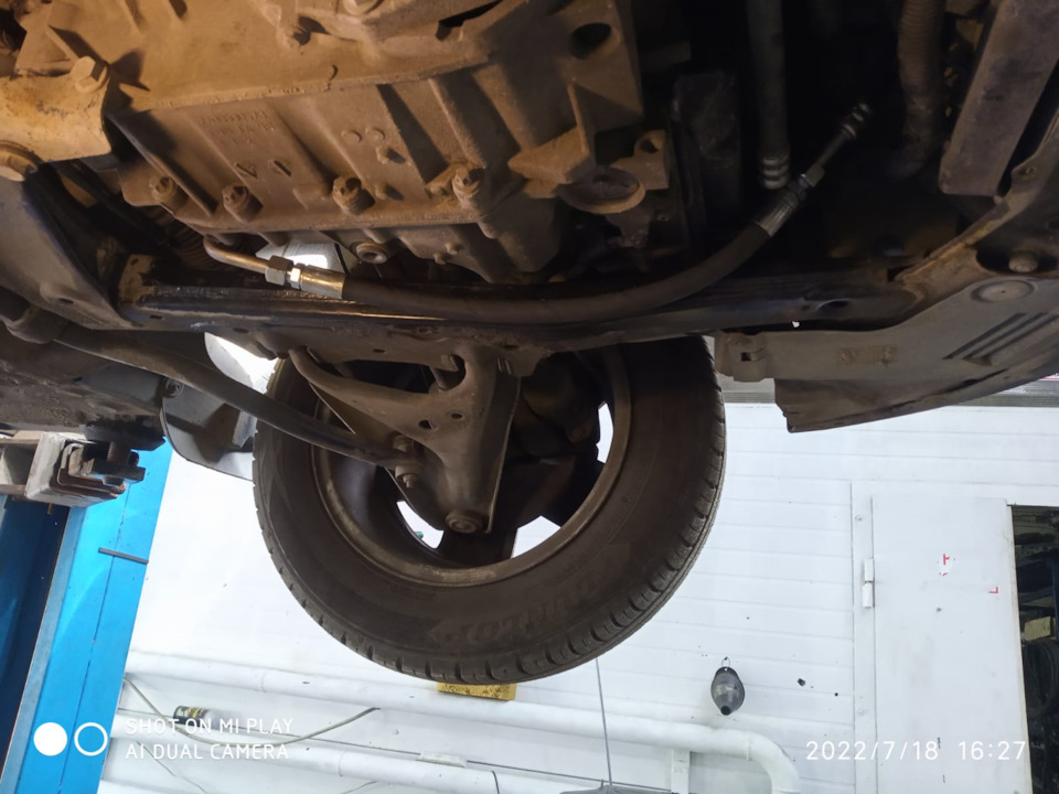 Ремонт трубки ГУР (обратки) — Renault Sandero Stepway (1G), 1,6 л, 2013 ...