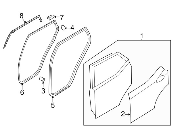 8414329000 Заглушка кузова KIA HYUNDAI | Запчасти на DRIVE2