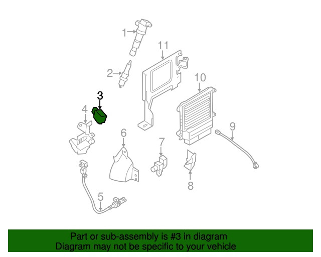 273252B010 Конденсатор зажигания KIA HYUNDAI | Запчасти на DRIVE2