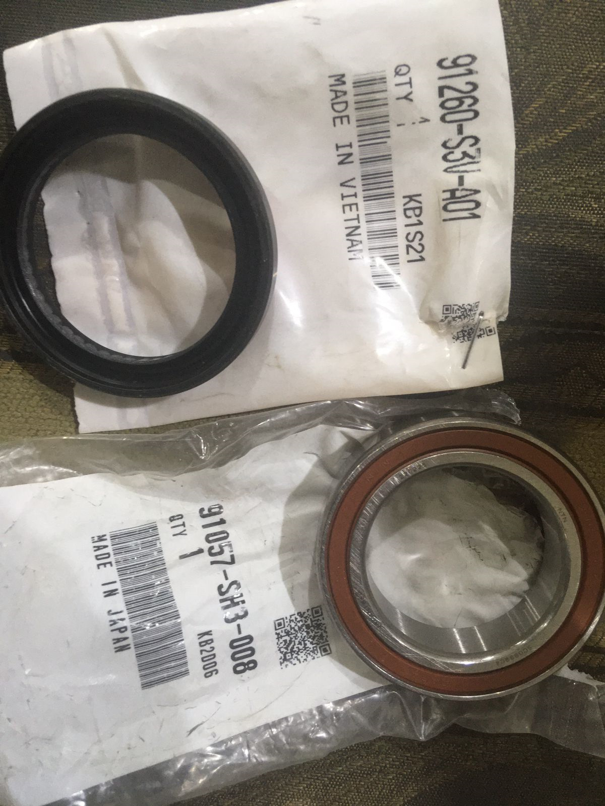 Замена ступичного b/r, подшипник промвала и мойка днища — Acura RDX (1G ...