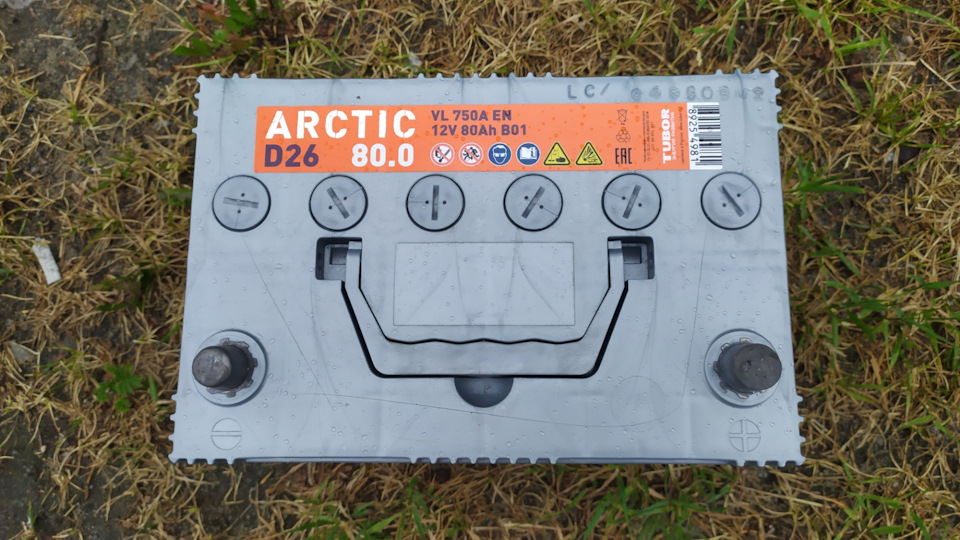 АКБ TUBOR ARCTIC ASIA D26 80Ah — Mitsubishi Pajero Sport (2G), 2,5 л ...
