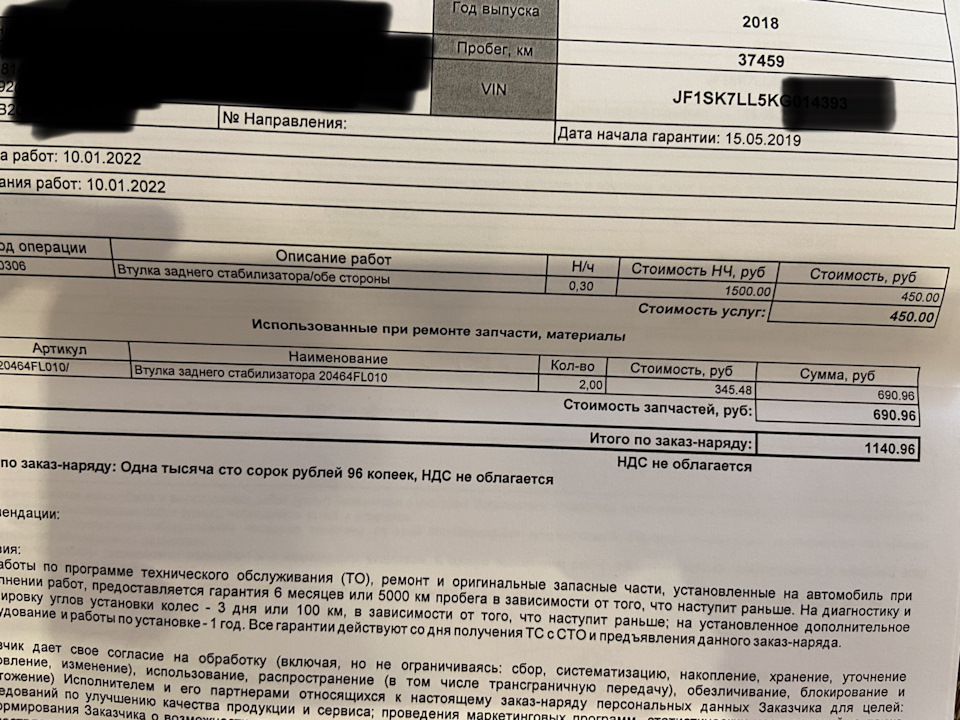 3 года и 42 тыс. км. Факты — Subaru Forester (SK), 2 л, 2018 года ...