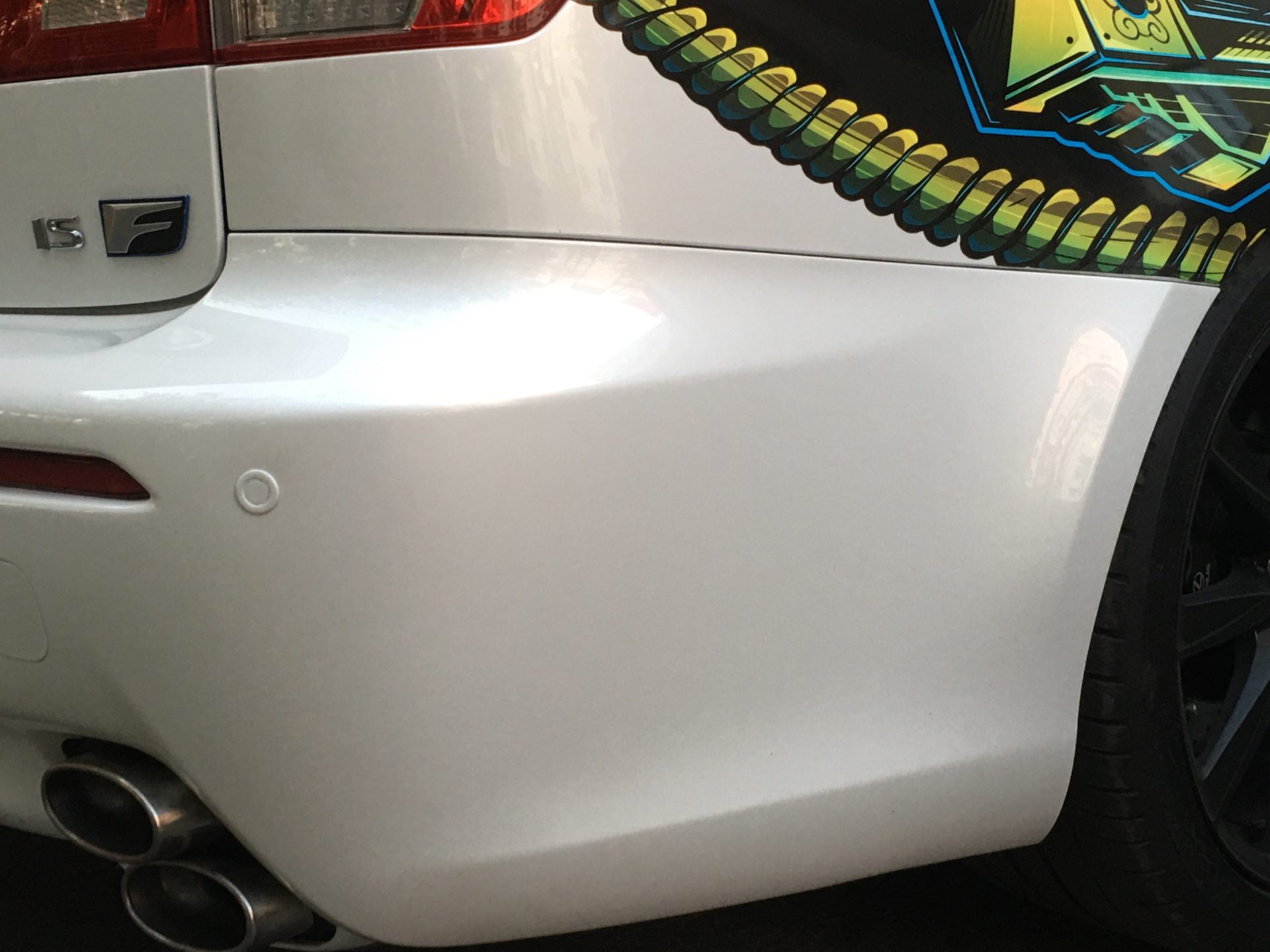 Решаем вопрос с провисшим задним бампером. — Lexus IS-F, 5 л, 2008 года ...