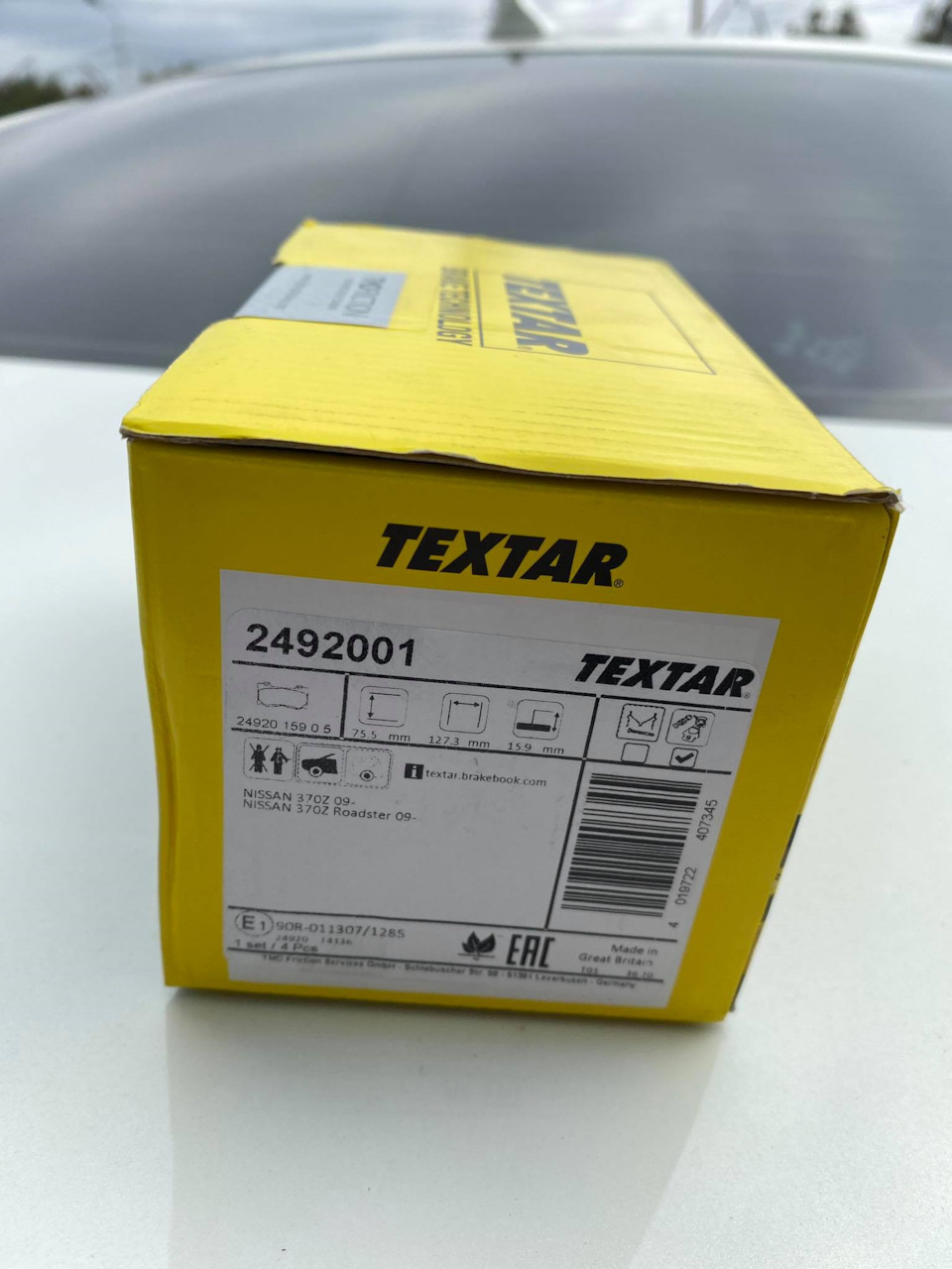 2492001 Комплект тормозных колодок. Передняя ось TEXTAR | Запчасти на DRIVE2