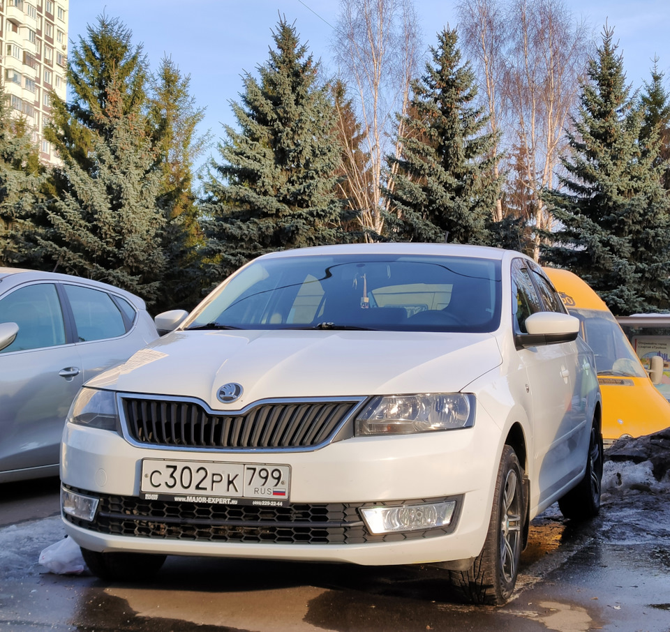 Татнефть ПАО 5W40 замена через щуп. — Skoda Rapid (1G), 1,6 л, 2014 ...