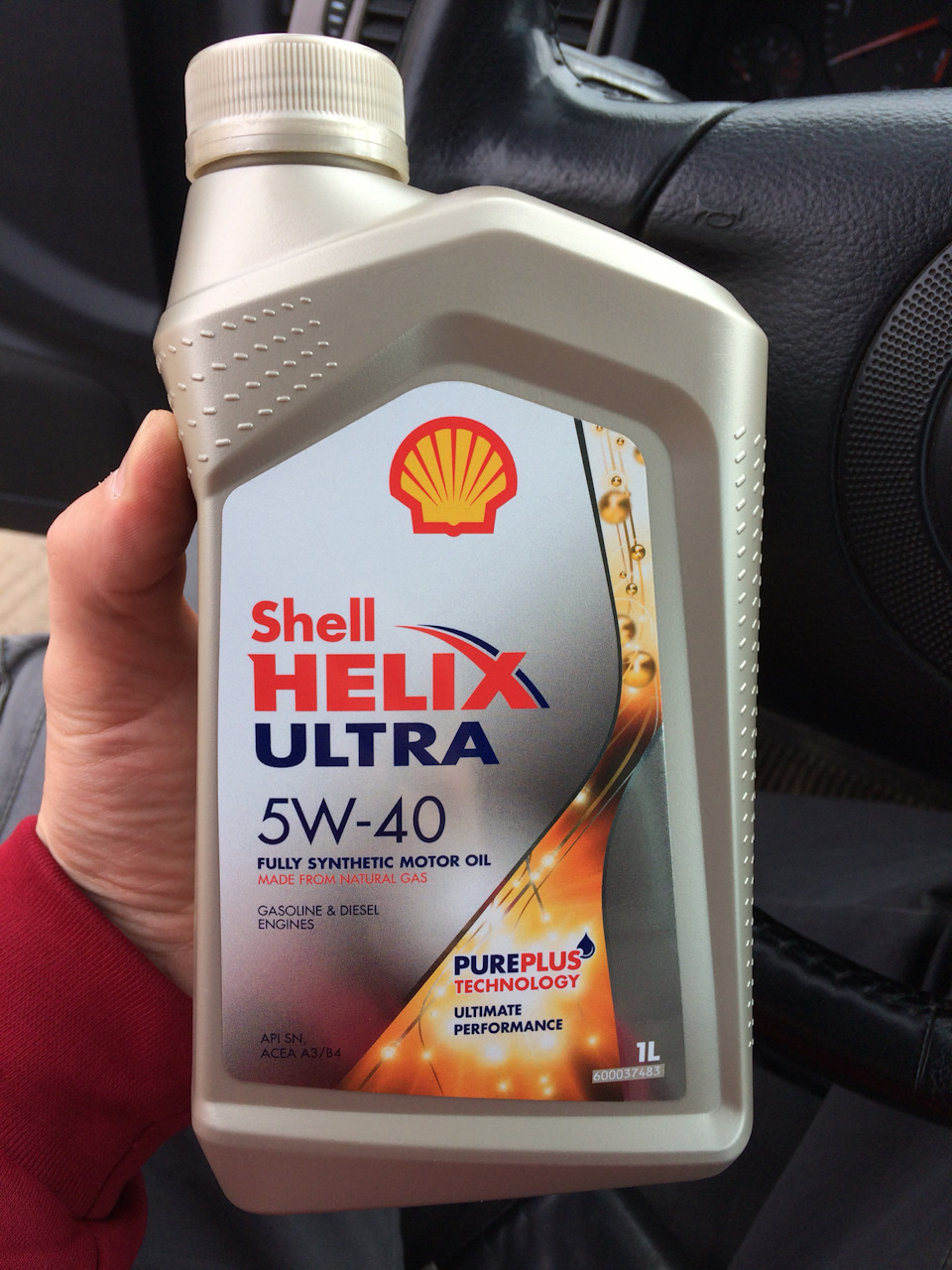 МОТОРНОЕ МАСЛО SHELL HELIX ULTRA 5W-40 — Audi A6 (C5), 2,8 л, 1997 года ...