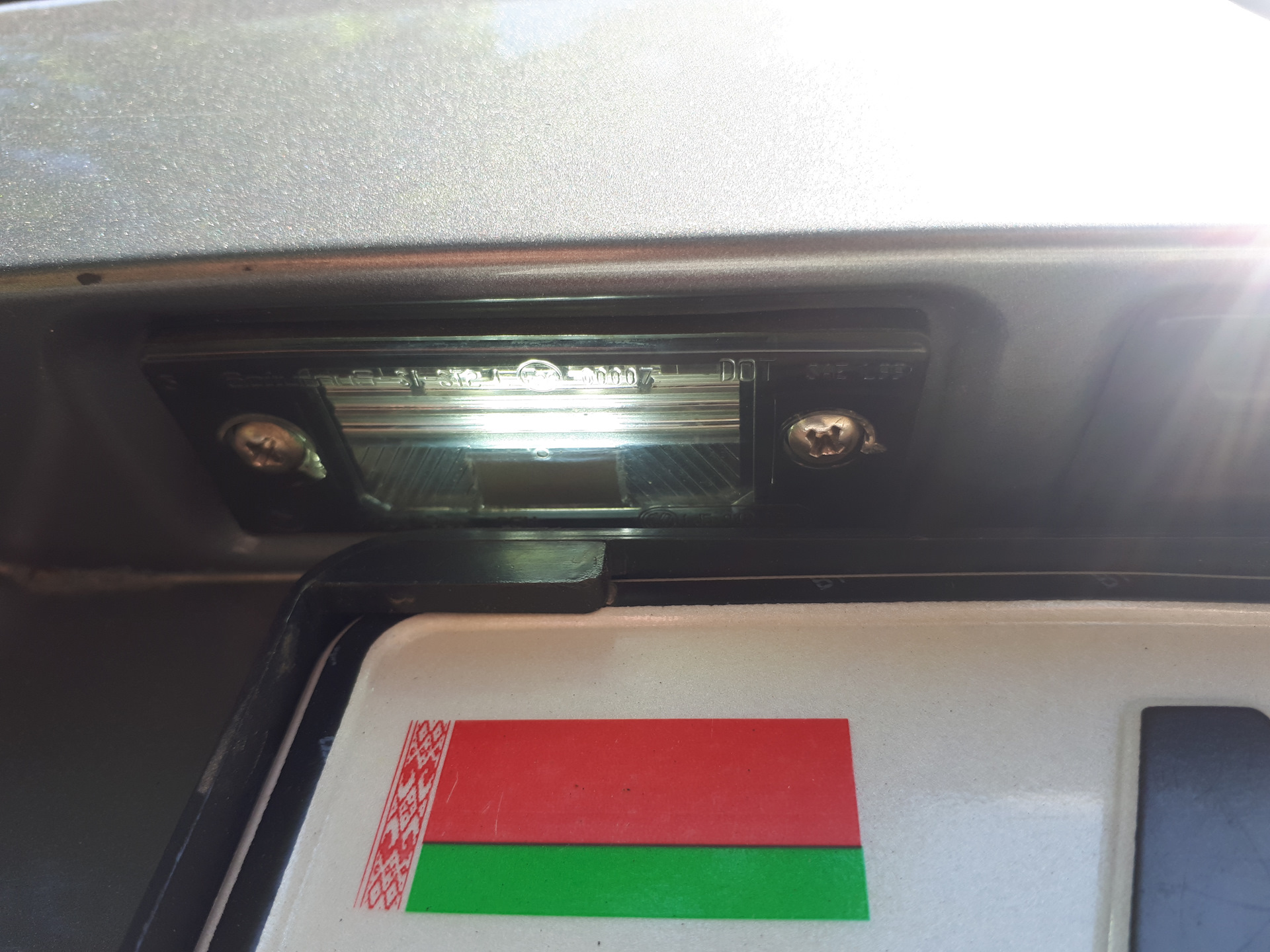Led подсветка заднего гос номера — Volkswagen Passat Variant (B5), 1,8 ...