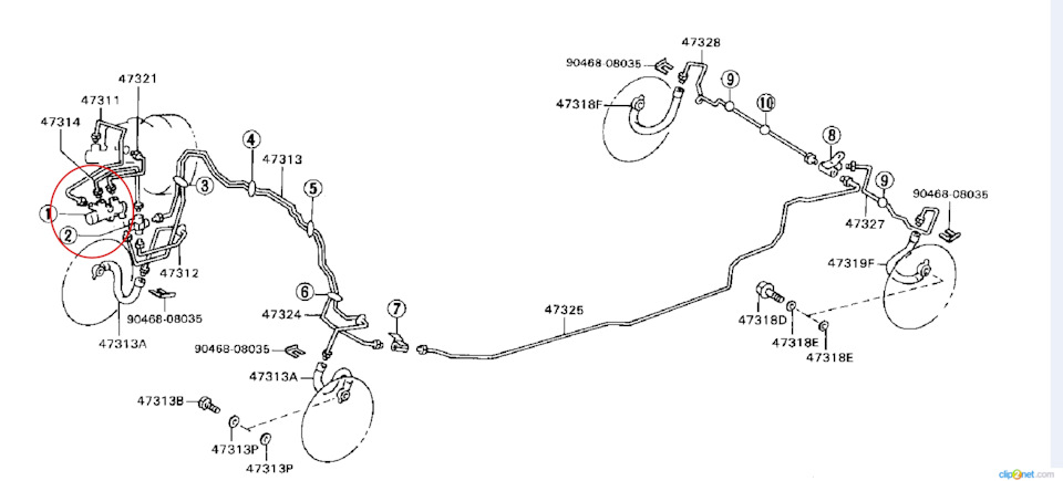 9046808035 Фиксатор TOYOTA LEXUS | Запчасти на DRIVE2
