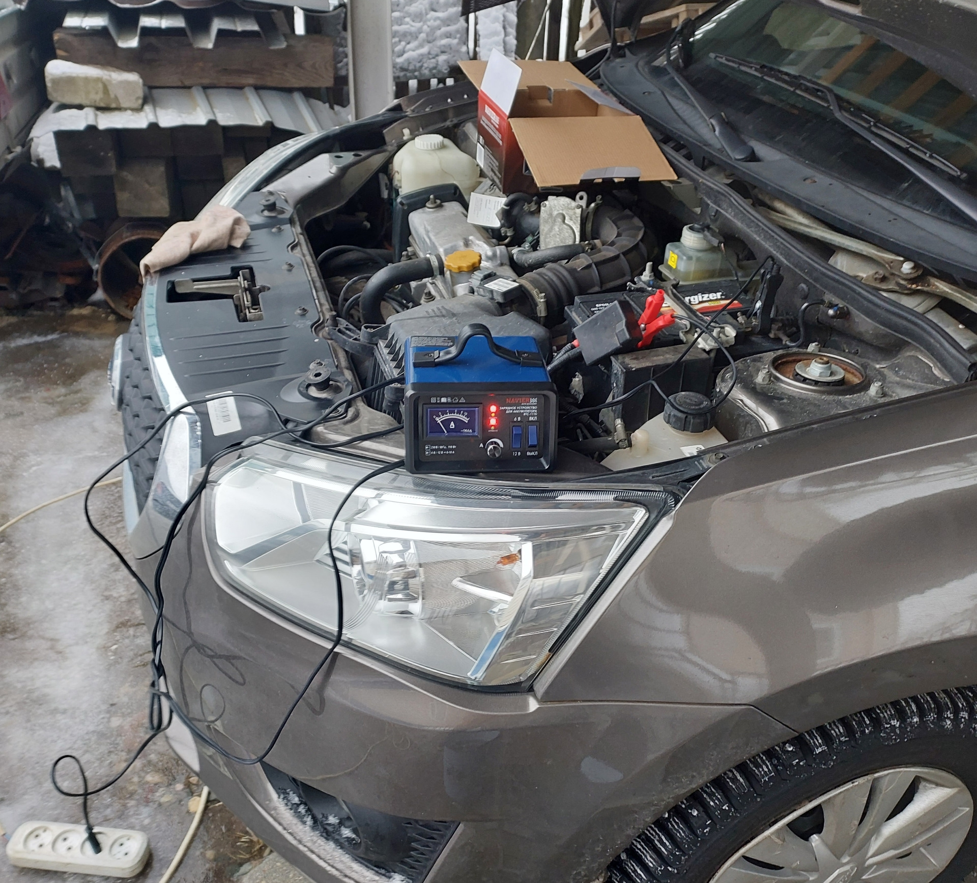 А вы заряжали свой АКБ этой зимой ? — Datsun mi-Do, 1,6 л, 2015 года ...