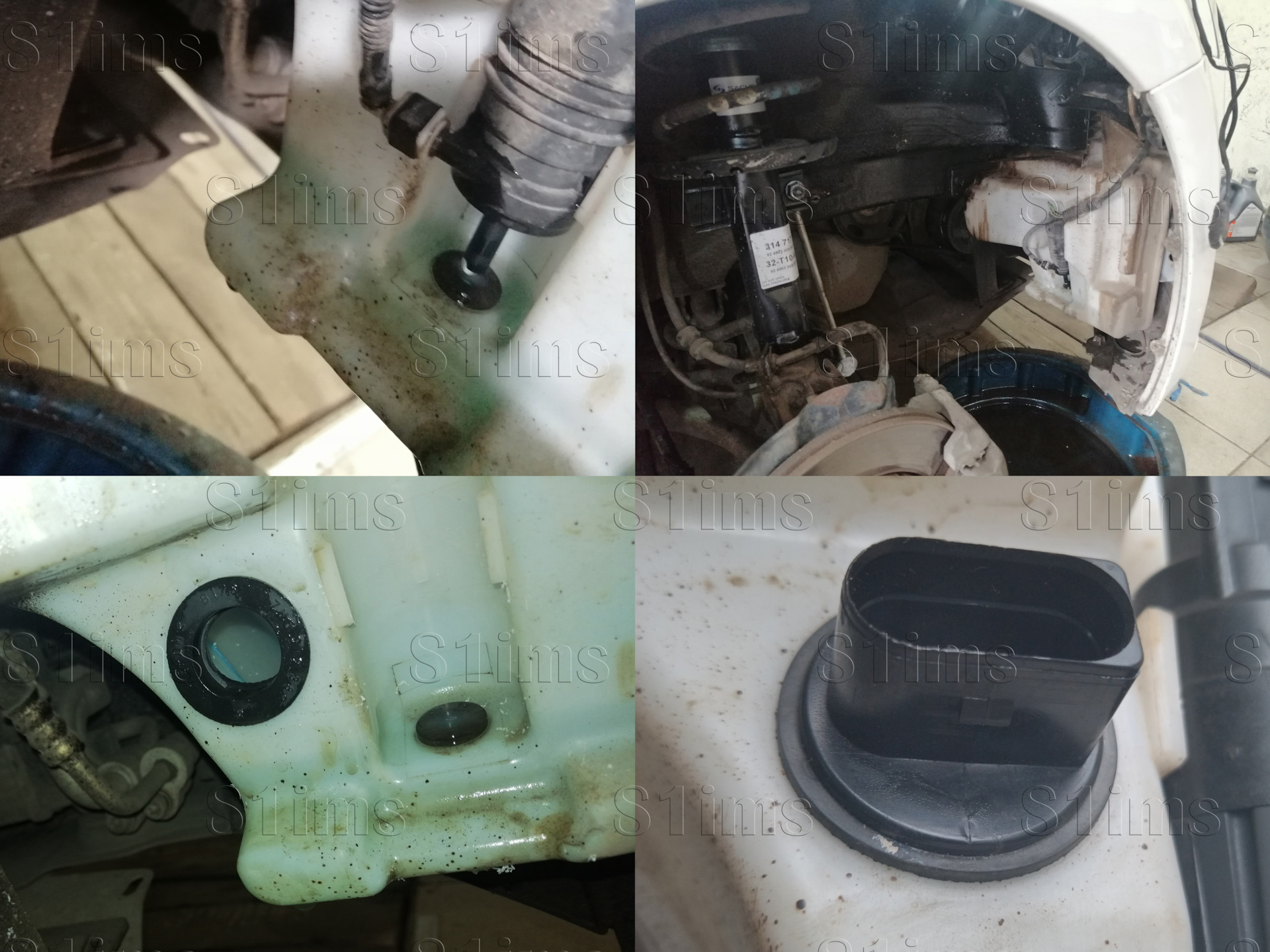 Установка датчика уровня омывающей жидкости VW POLO — Volkswagen Polo ...