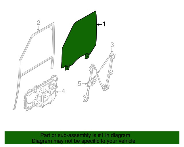 LR034295 СТЕКЛО ПЕРЕДНЕЙ ДВЕРИ (D) Jaguar Land Rover | Запчасти на DRIVE2