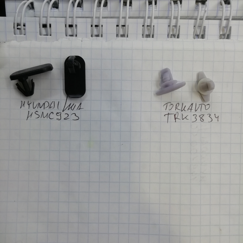 TRK3834 Клипса TOYOTA-HYUNDAI-HONDA TORK | Запчасти на DRIVE2