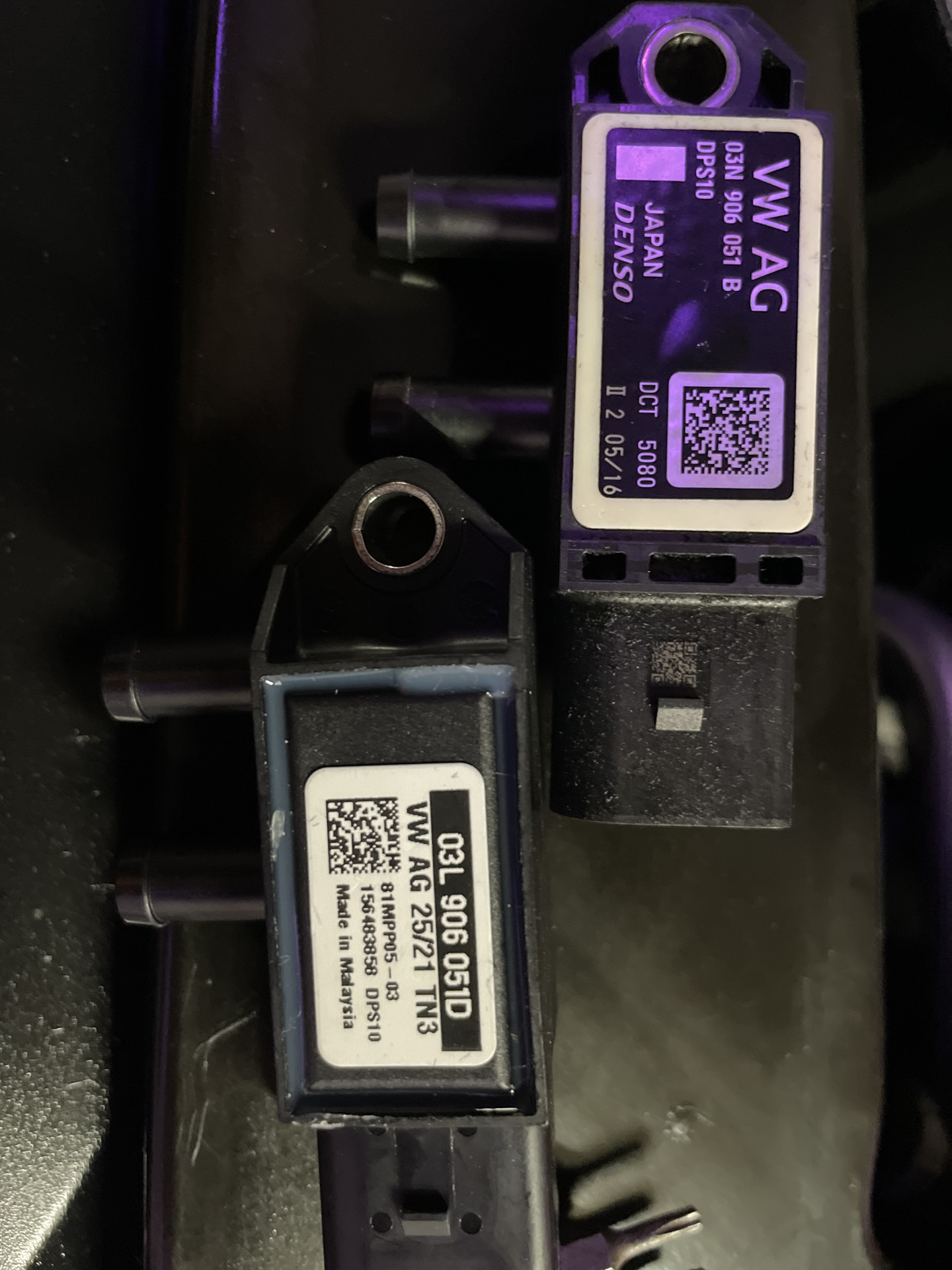 Датчик давления ОГ, ошибки P047100 и P047400 — Volkswagen Passat ...