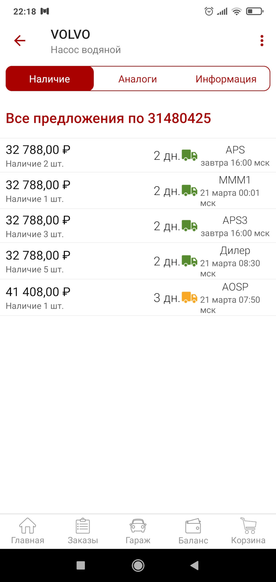 31480425 Водяной насос Volvo | Запчасти на DRIVE2