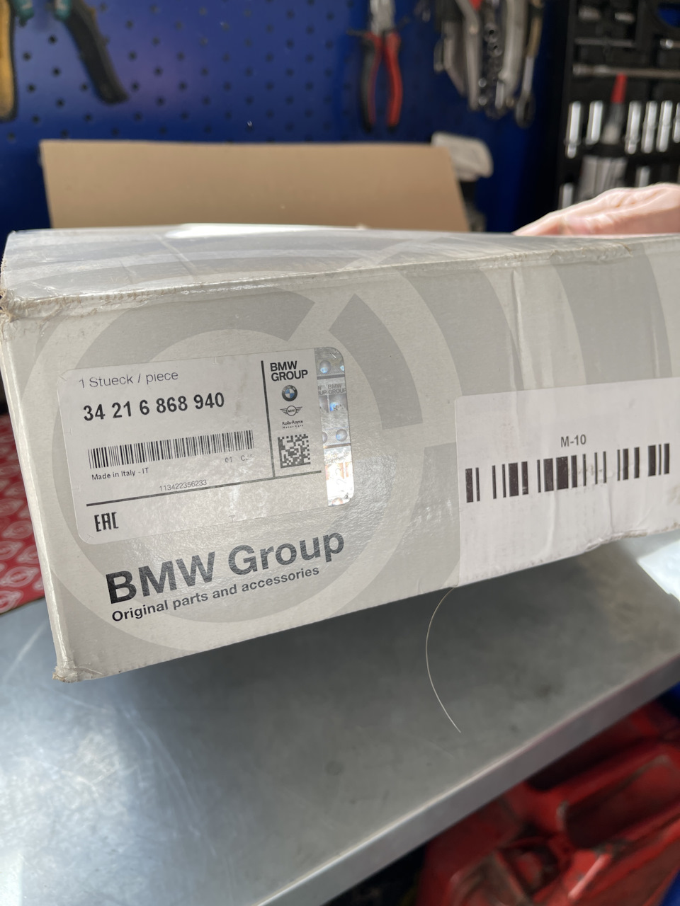 34216868940 Тормозной диск вентилируемый BMW | Запчасти на DRIVE2