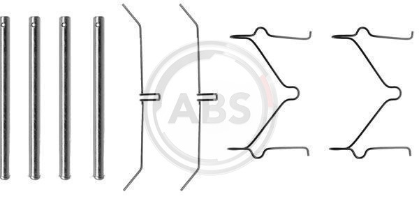 1050Q Комплект аксессуаров дискового тормоза. Передняя ось A.B.S ...
