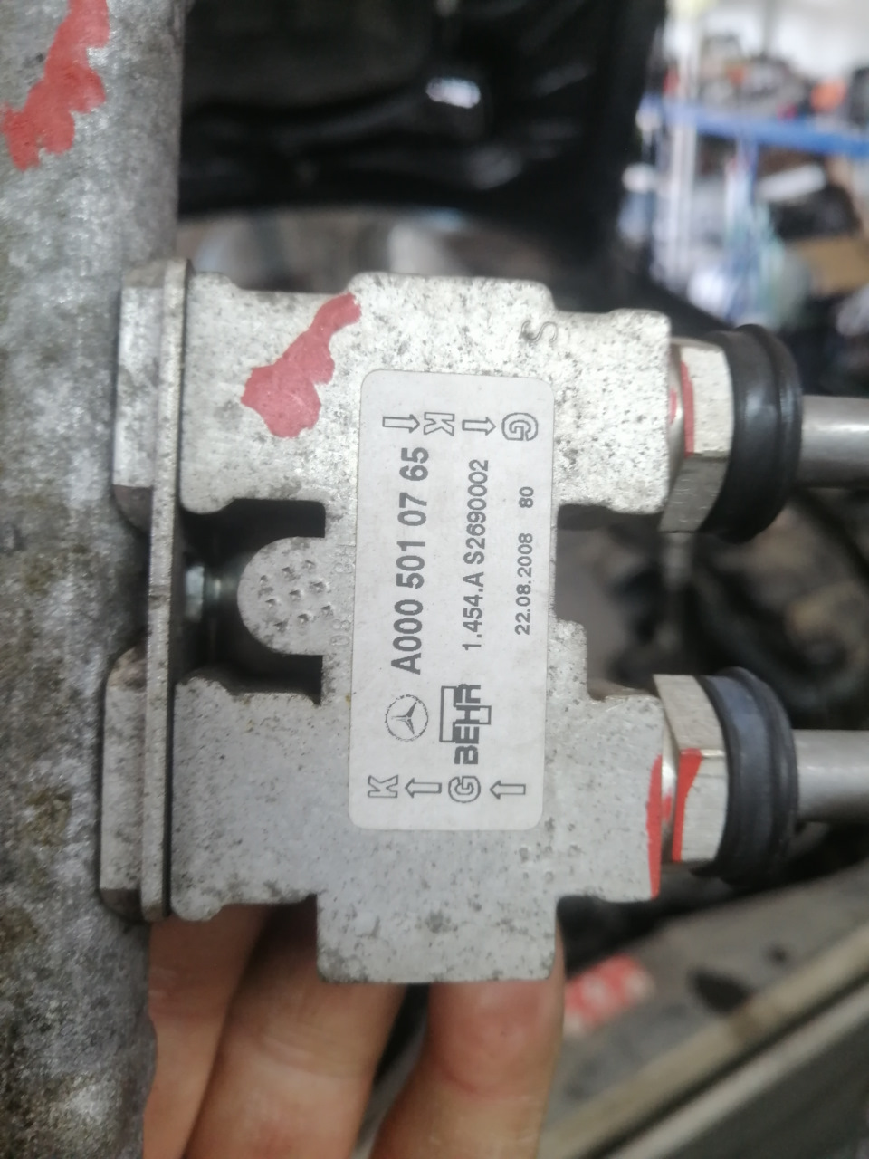 A0005010765 Термостат Mercedes | Запчасти на DRIVE2