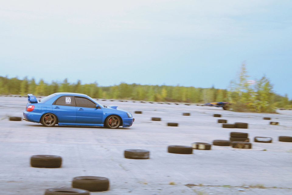 Time Attack Омск, аэропорт Федоровка 11.09.2022 — Subaru Impreza WRX (GD/GG), 2 л, 2000 года ...