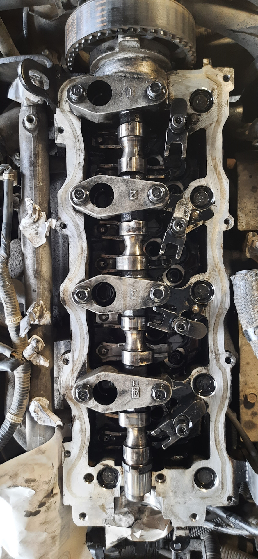 Замена гидрокомпенсаторов. — Hyundai Santa Fe (1G), 2 л, 2007 года ...