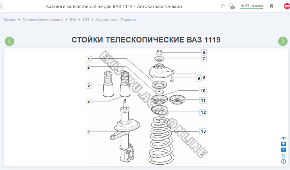 Опоры брякающие — Lada Калина Хэтчбек (1G), 1,6 л, 2007 года | запчасти ...