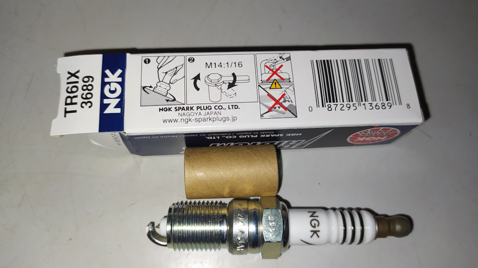 свечи NGK TR6IX с кастомным зазором 1.25 mm — Ford Escape (2G), 3 л ...