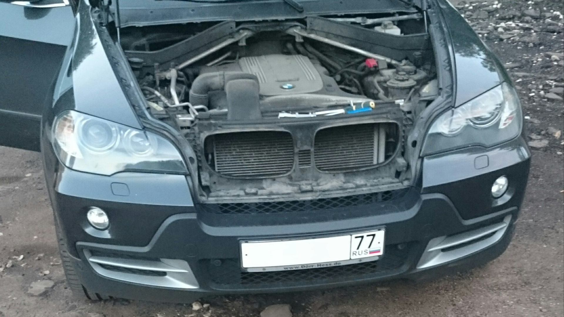 Давно изученные нюансы часть 2 – перегородки моторного отсека — BMW X5 (E70), 3 л, 2010 года ...