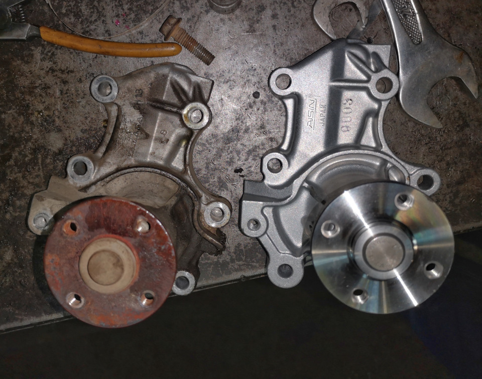 WPM055 Насос водяной (помпа) AISIN | Запчасти на DRIVE2