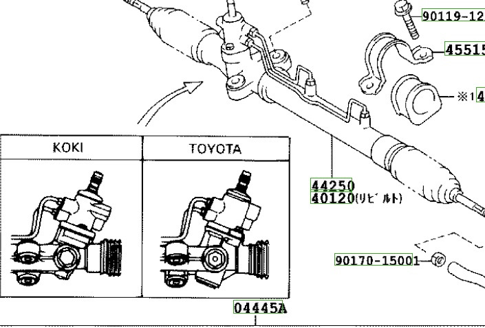 9017015001 Гайка TOYOTA LEXUS | Запчасти на DRIVE2
