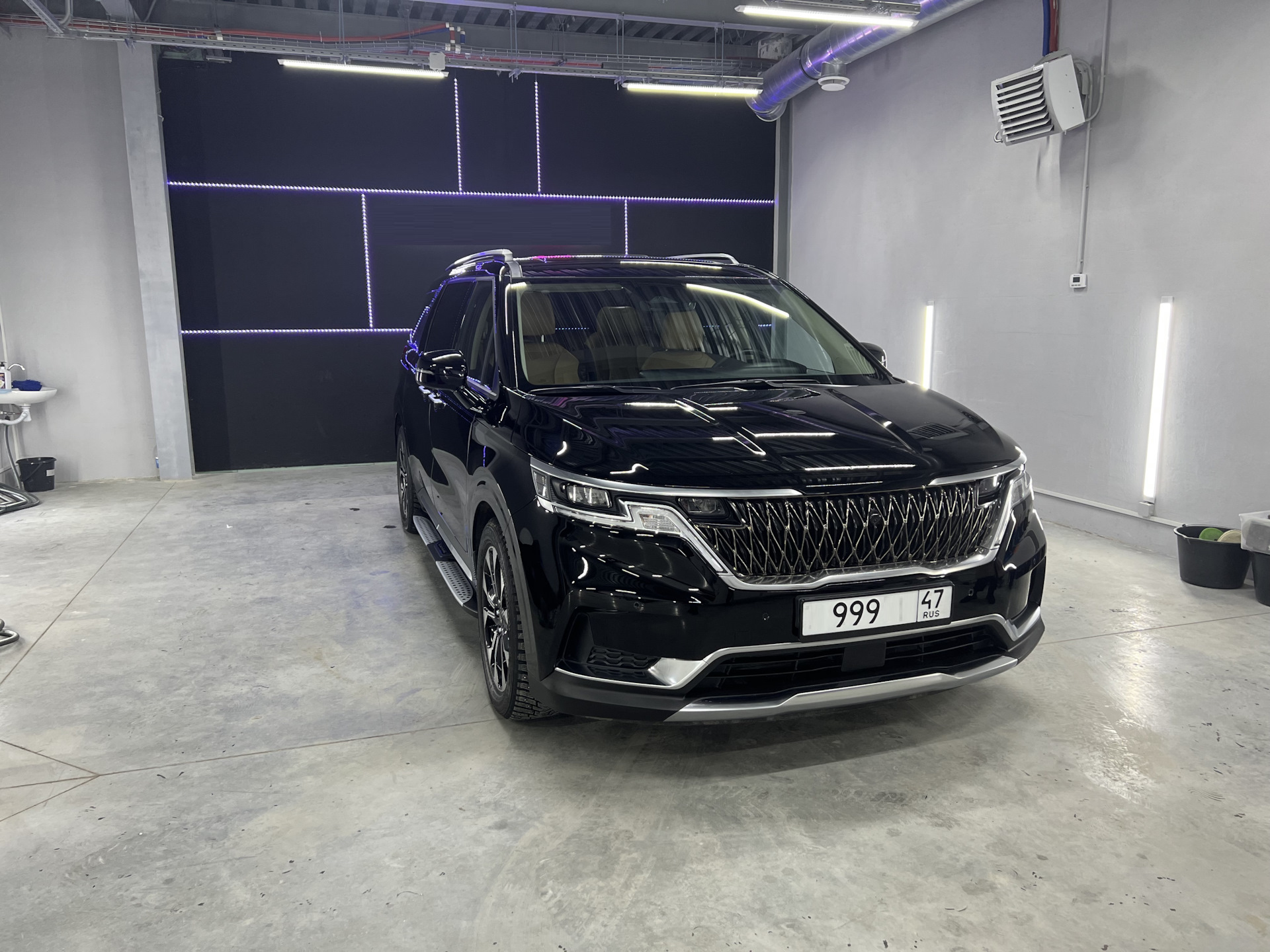Полировка и оклейка кузова — KIA Carnival (4G), 2,2 л, 2020 года ...