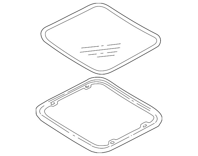 MN142564 Стекло люка в сборе Mitsubishi | Запчасти на DRIVE2