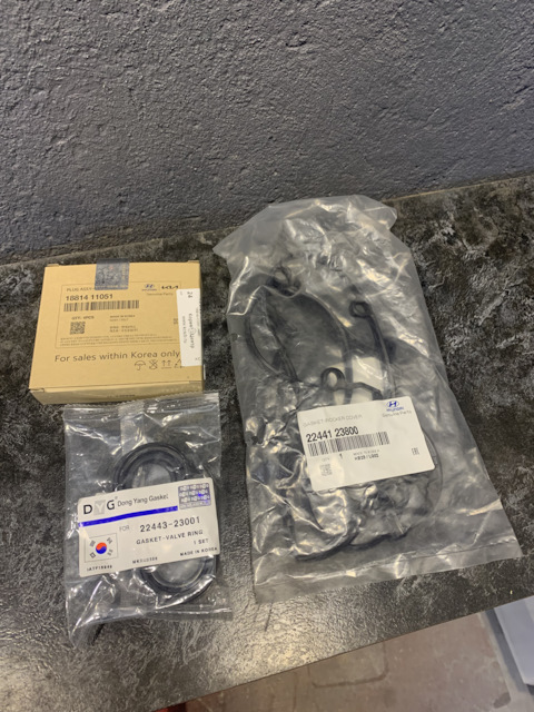 2244323001 Прокладка свечного канала KIA HYUNDAI | Запчасти на DRIVE2
