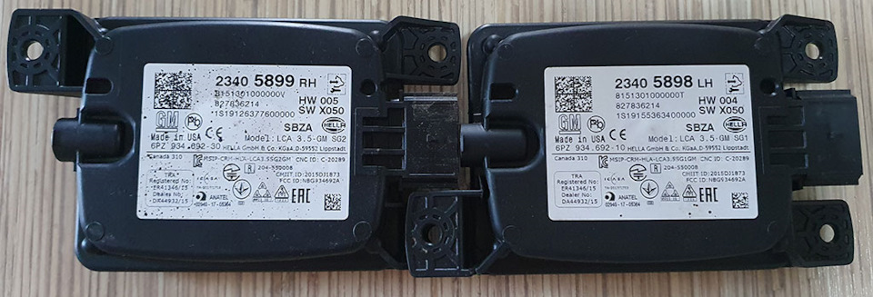 Радар слепой зоны SBZA 23405898 левый на Cadillac Escalade (4G ...