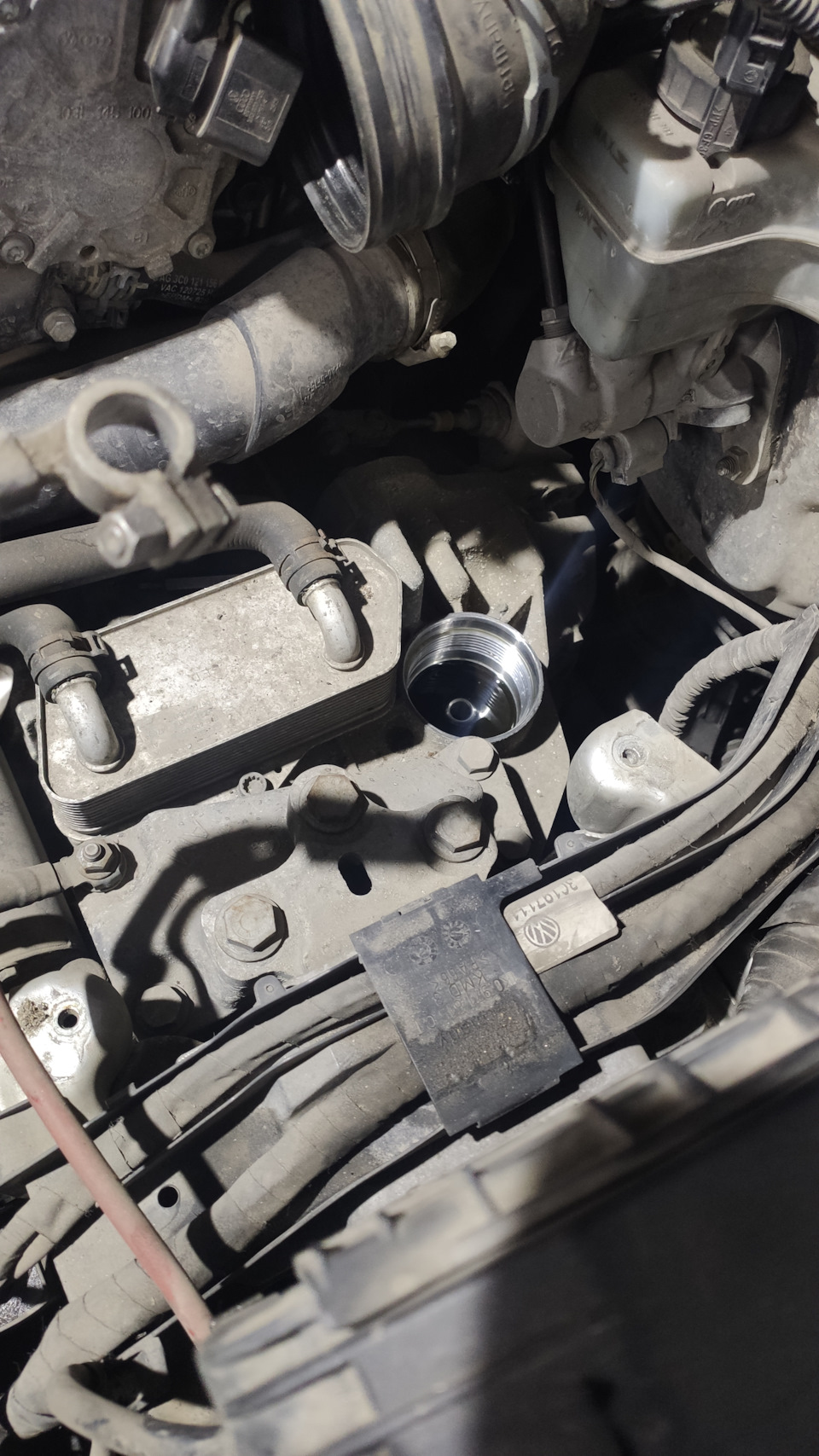 Замена масла в коробке DSG-6(DQ250) — Volkswagen Passat B6, 2 л, 2010 ...