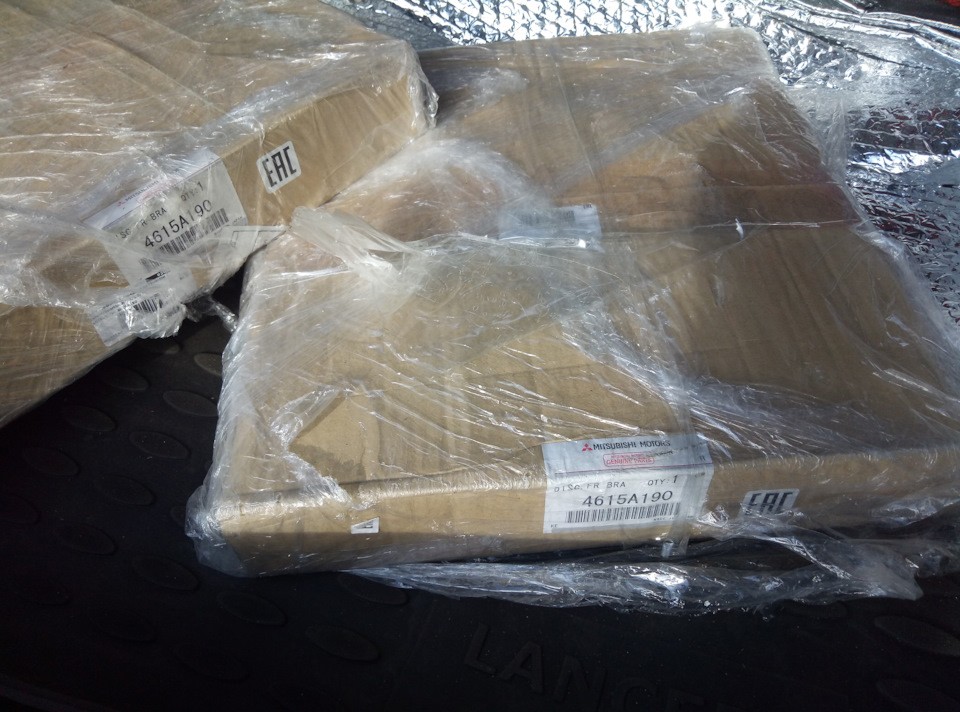 4615A190 Диск тормозной комплект 2 шт Mitsubishi | Запчасти на DRIVE2