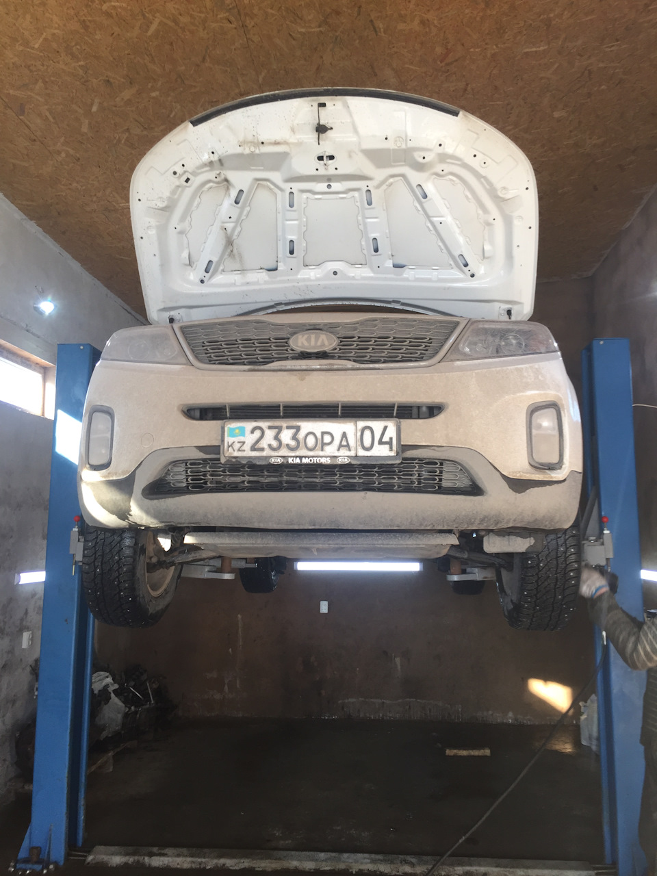 11# Замена ГУР на ЭУР, часть-2 (установка). — KIA Sorento (2G), 2,4 л ...