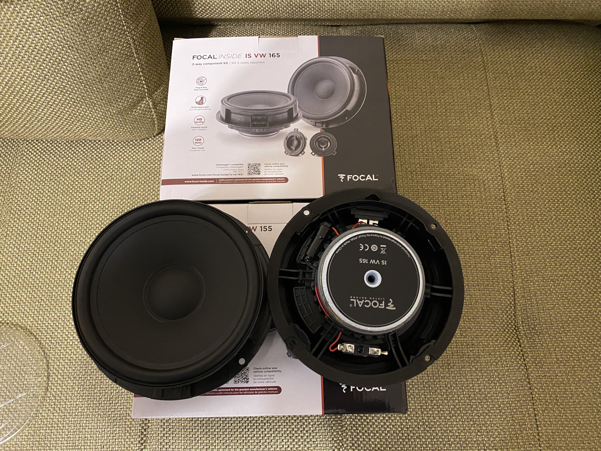 FOCAL IS VW 165 и IS VW 155 — Volkswagen Golf Mk7, 1,4 л, 2018 года ...
