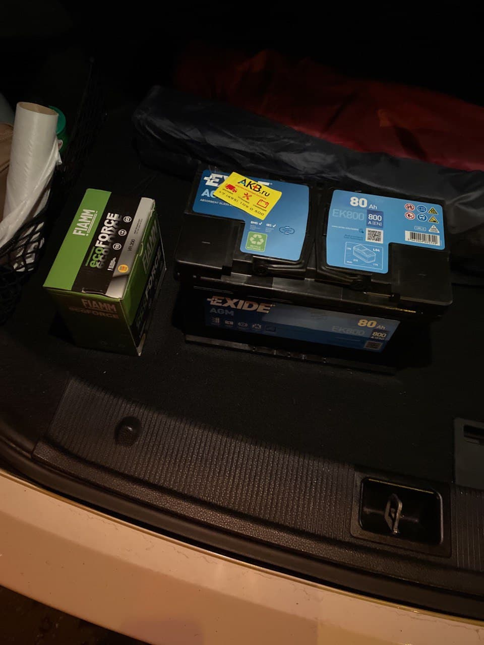 Замена АКБ x2 — Mercedes-Benz C-Class (W204), 1,8 л, 2012 года ...