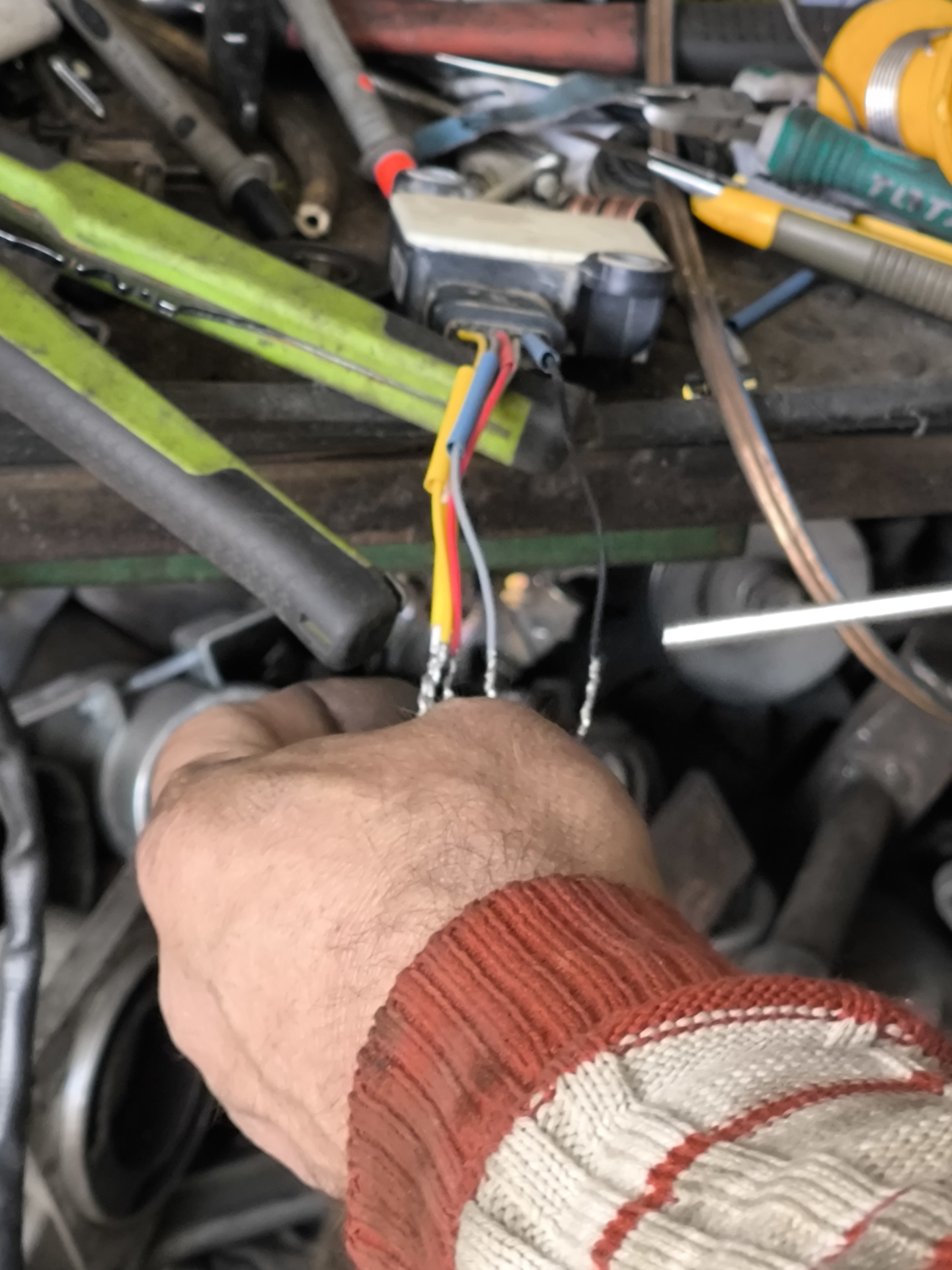 Датчик твёрдых частиц (часть 3): Замена зонда датчика твёрдых частиц на ...