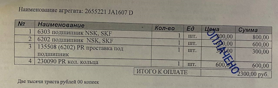 230090 Кольцо Генератора Контактное CARGO | Запчасти на DRIVE2
