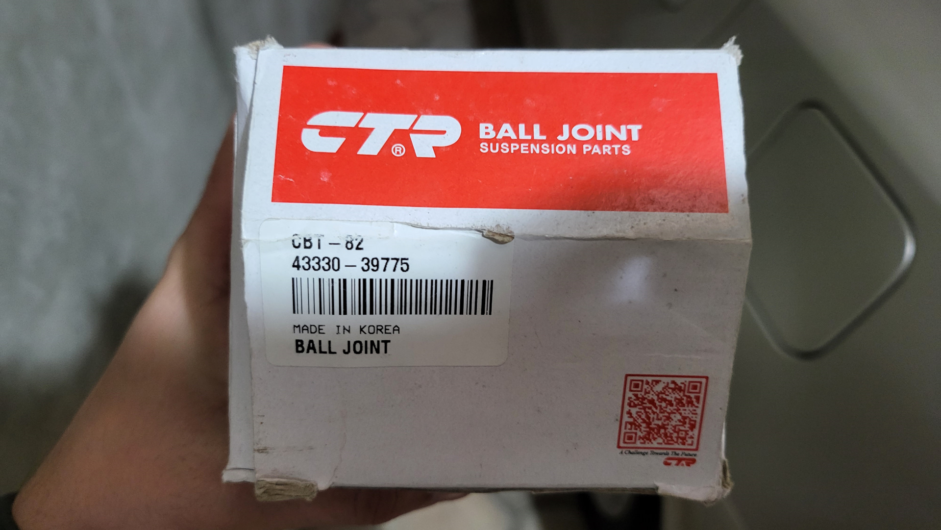 12. Шаровая Опора CTR CBT-82 — Lexus ES 300h (XV60), 2,5 л, 2014 года | визит на сервис | DRIVE2