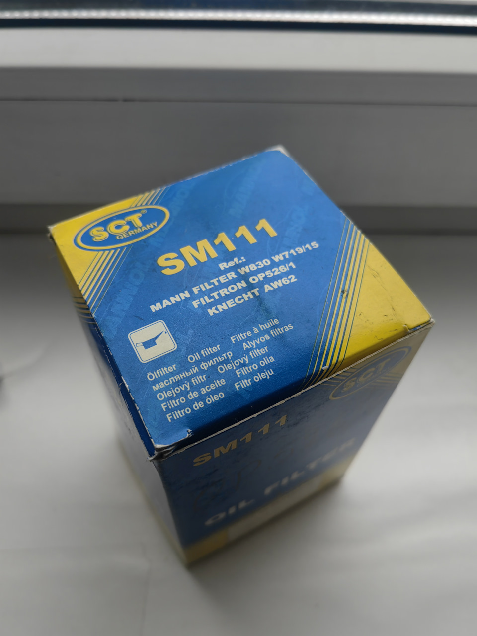 SM111 Фильтр масляный SCT | Запчасти на DRIVE2