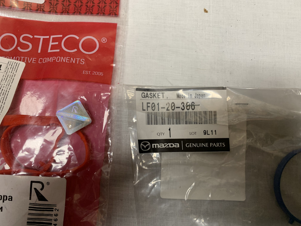 LF0120306 Кольцо уплотнительное системы впуска прокладка Mazda ...
