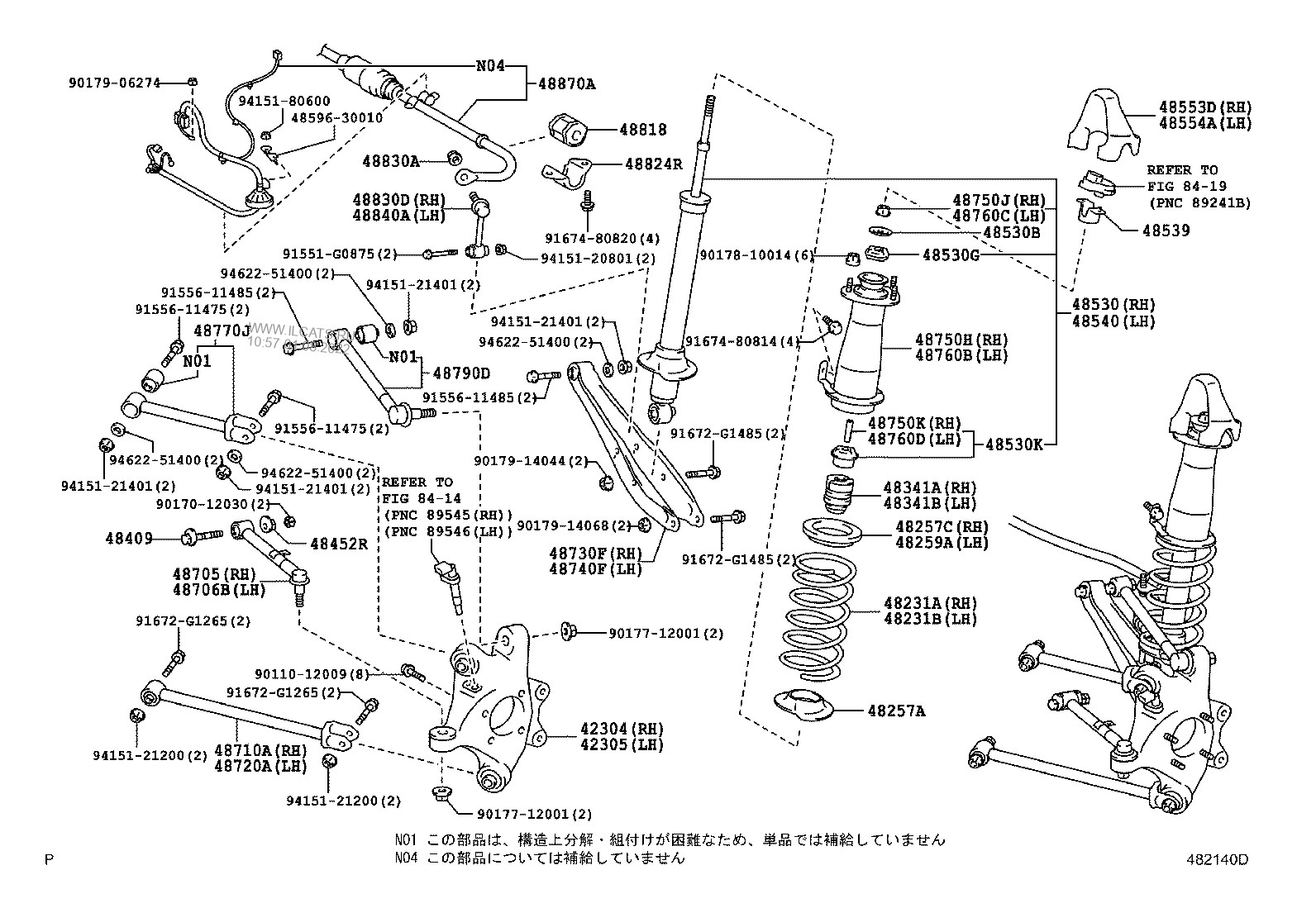 шпаргалка по подвеске — Lexus GS (S190), 4,3 л., 2006 года | просто так ...