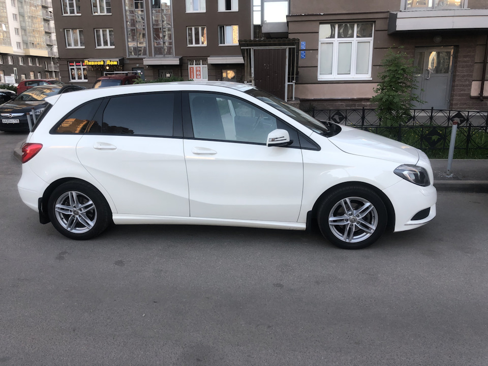 Вот лето почти наступило — Mercedes-Benz B-Class (W246), 1,6 л, 2013 ...