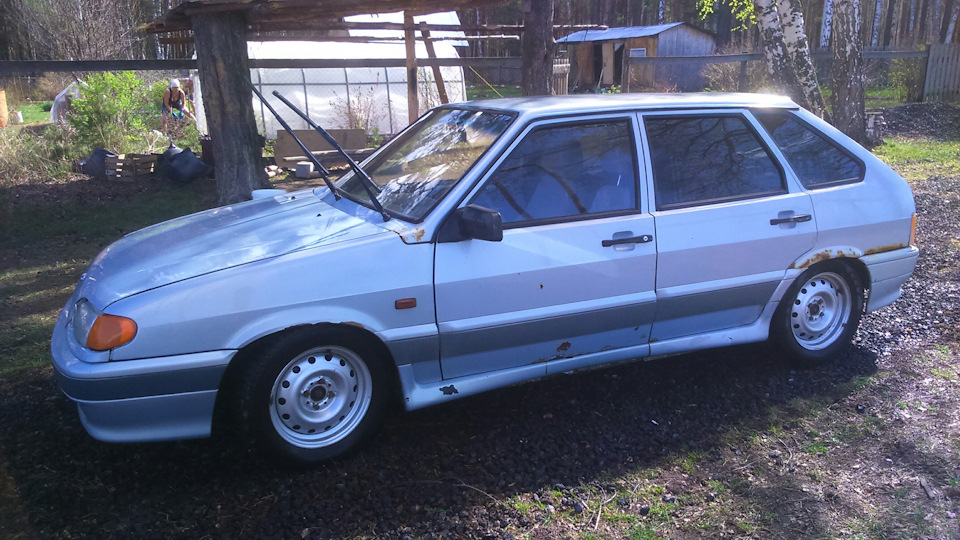 Состояние 14 после зимы 🙈 — Lada 2114, 1,5 л, 2004 года | наблюдение ...
